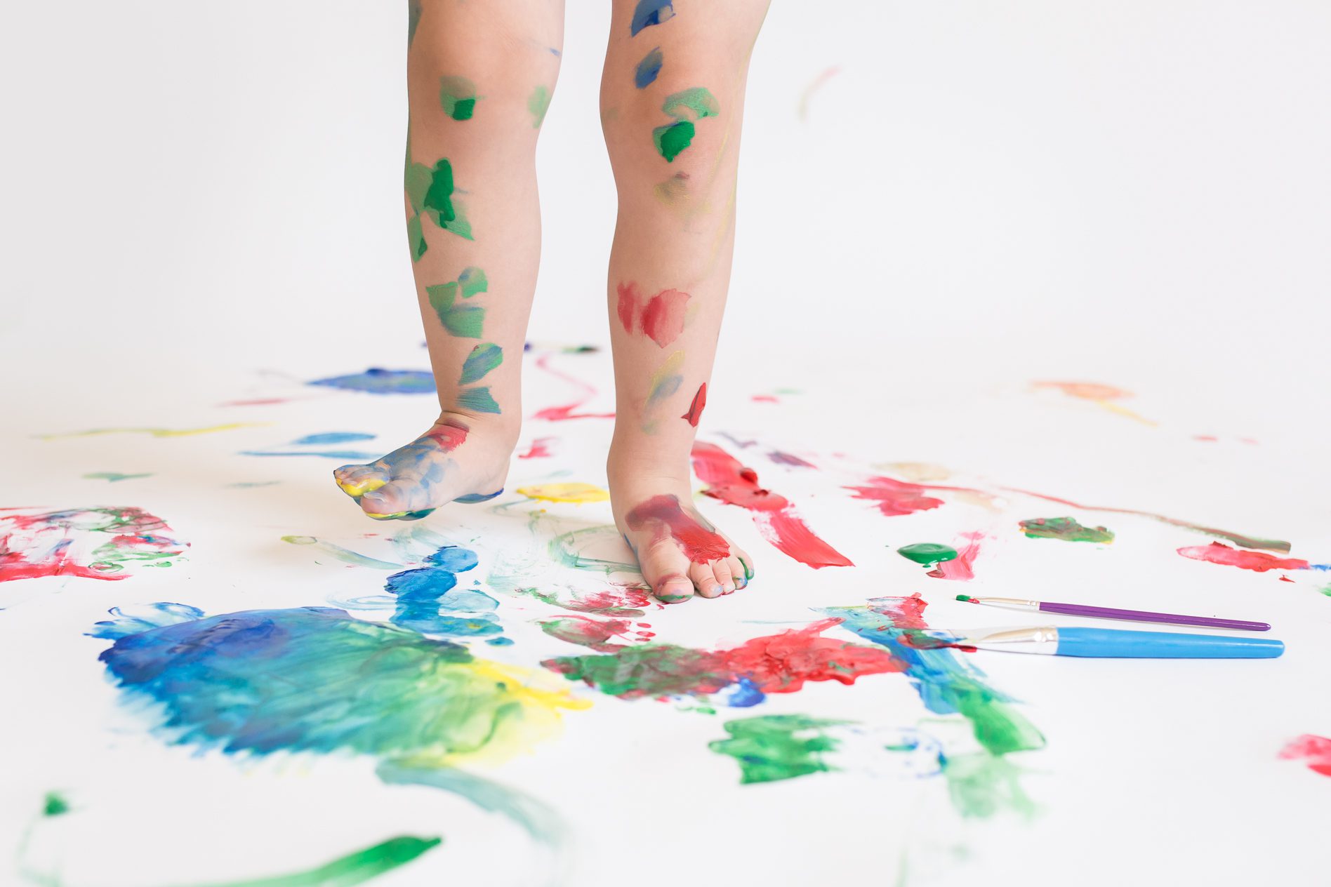 Paint Smash Session | Birthday Session Child Photography
